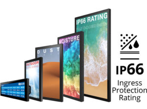 Waterproof IP66 Monitor solutions for industrial applications