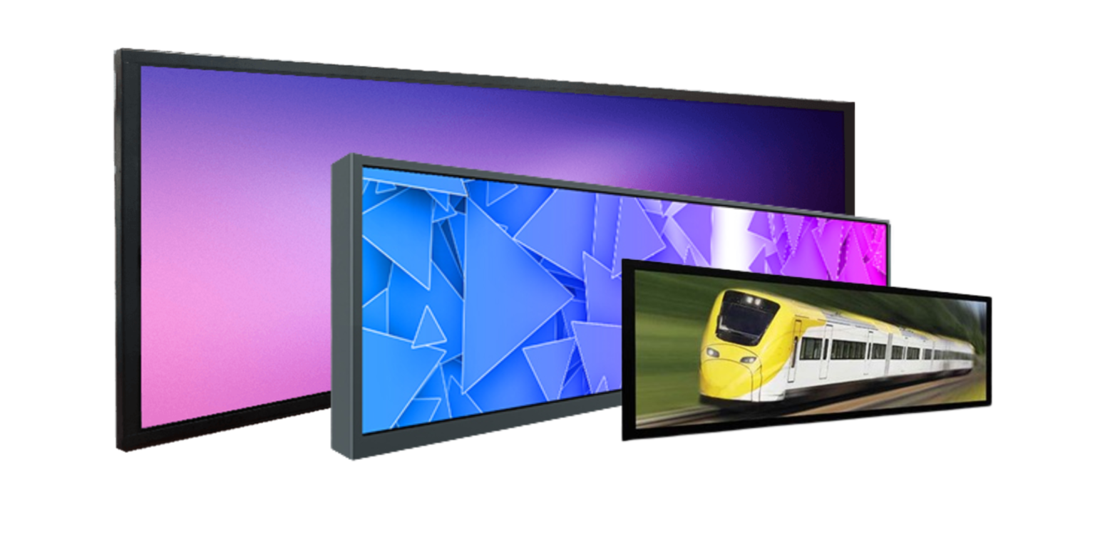 Ultra-wide Stretched Displays