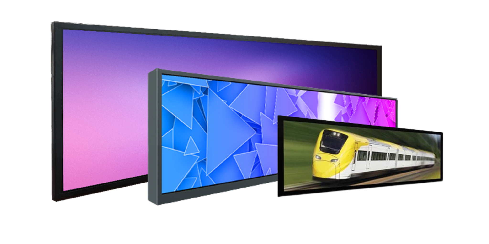 Ultra-wide Stretched Displays