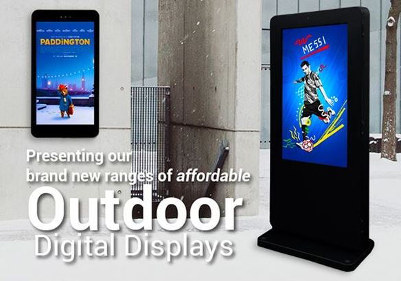NEW Outdoor Digital Signage Solutions that won't "break the bank"
