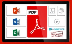 NEW Feature - PDF Documents on your Digital Signage