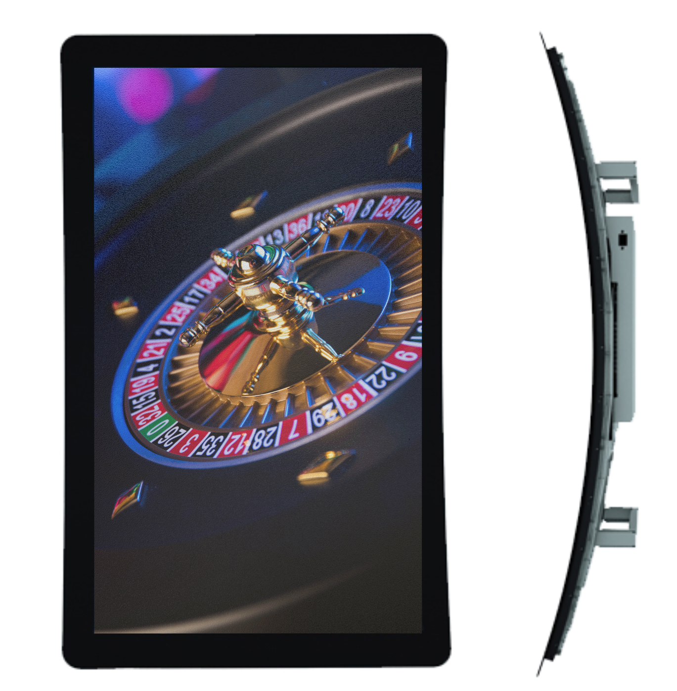 Curved Gaming and Casino Monitors from 32" and larger