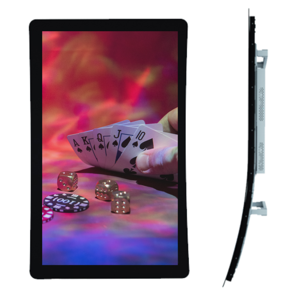 Curved Gaming and Casino Monitors from 32" and larger