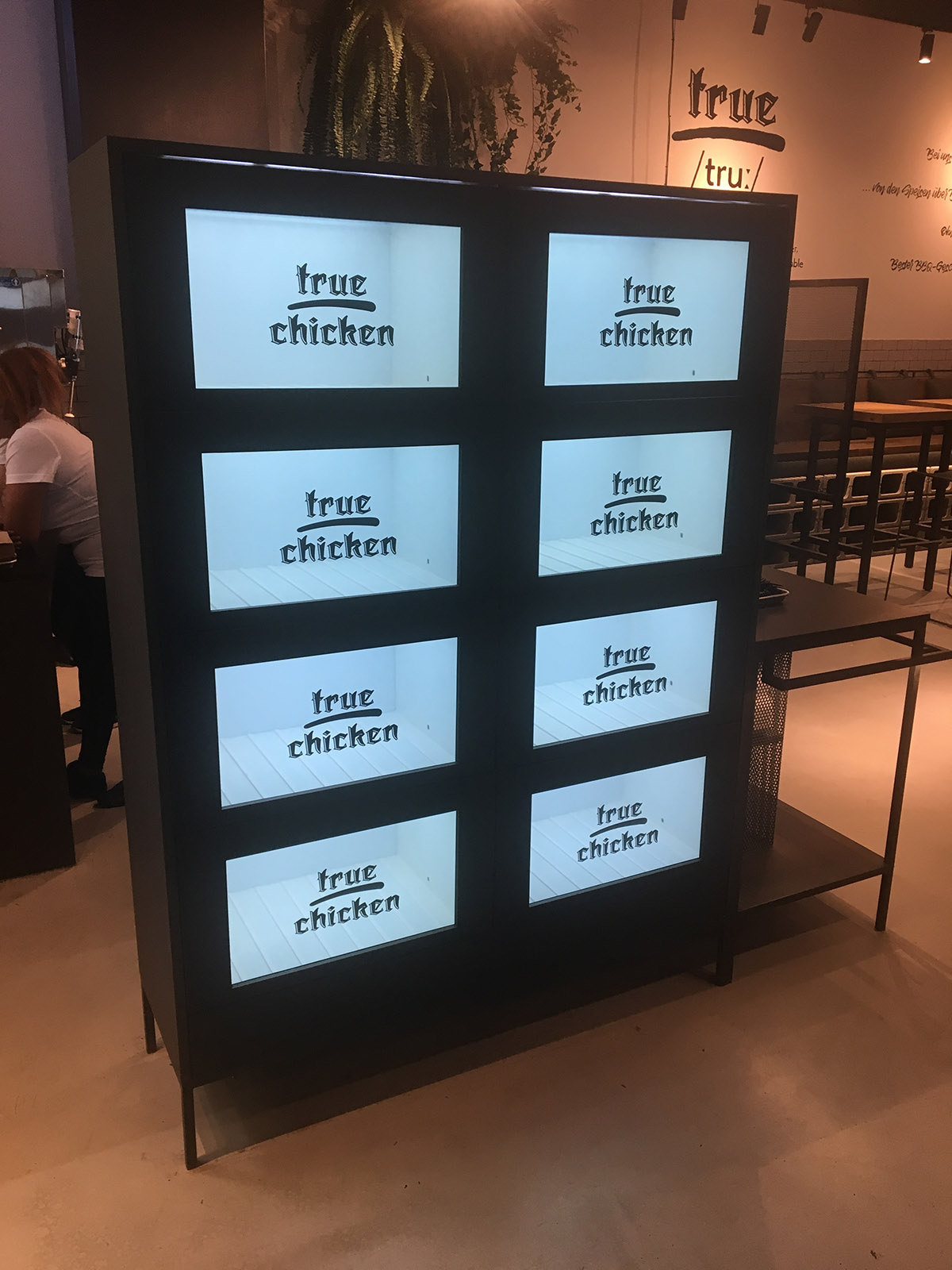 True Chicken Grab 'n' Go Station install using CDS Transparent LCDs