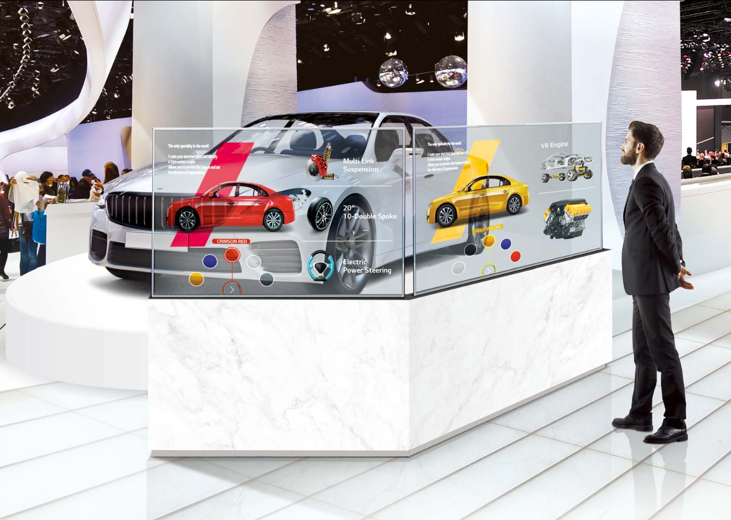 Transparent OLED solution - New GhosT Displays