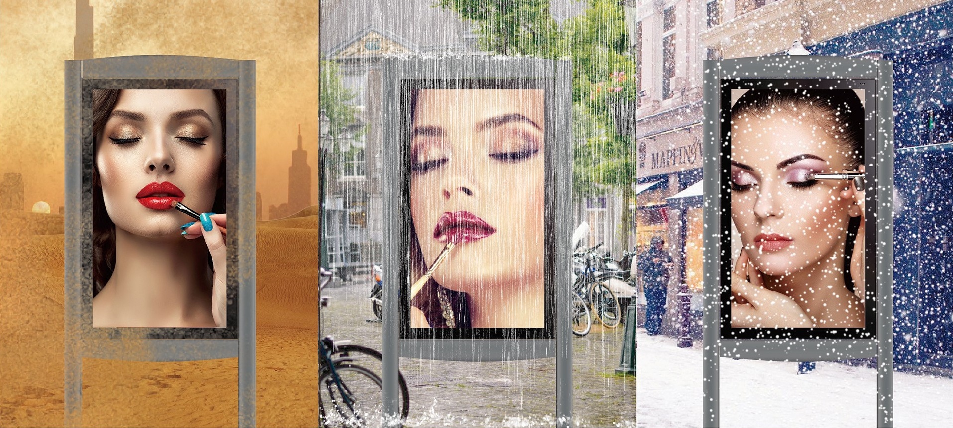 Fully Outdoor IP66 Digital Signage - Crystal Display Systems
