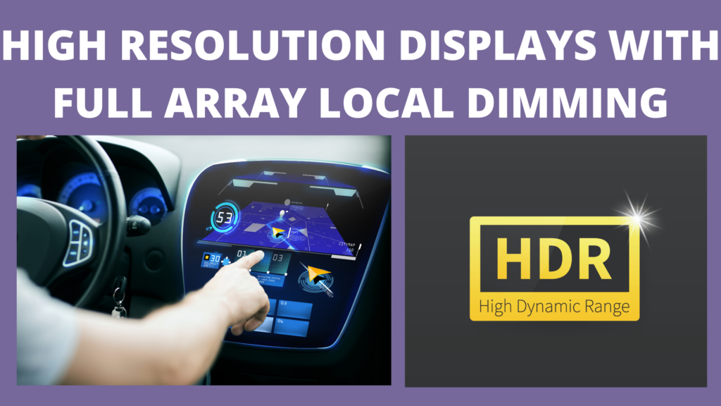 New Generation of High-Resolution LCDs FALD TFT Modules