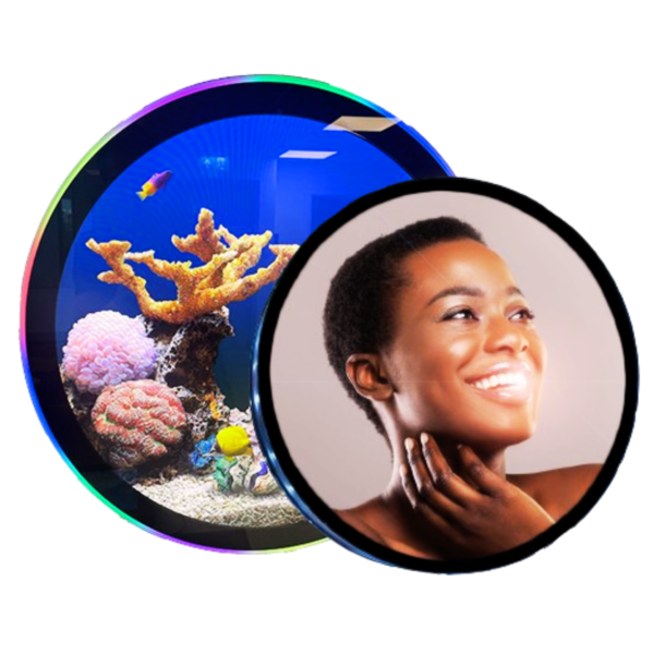 Circular LCD Display Range from Crystal Displays