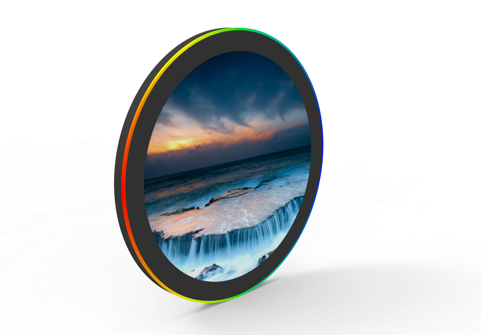 Circular LCD Display Range from Crystal Displays
