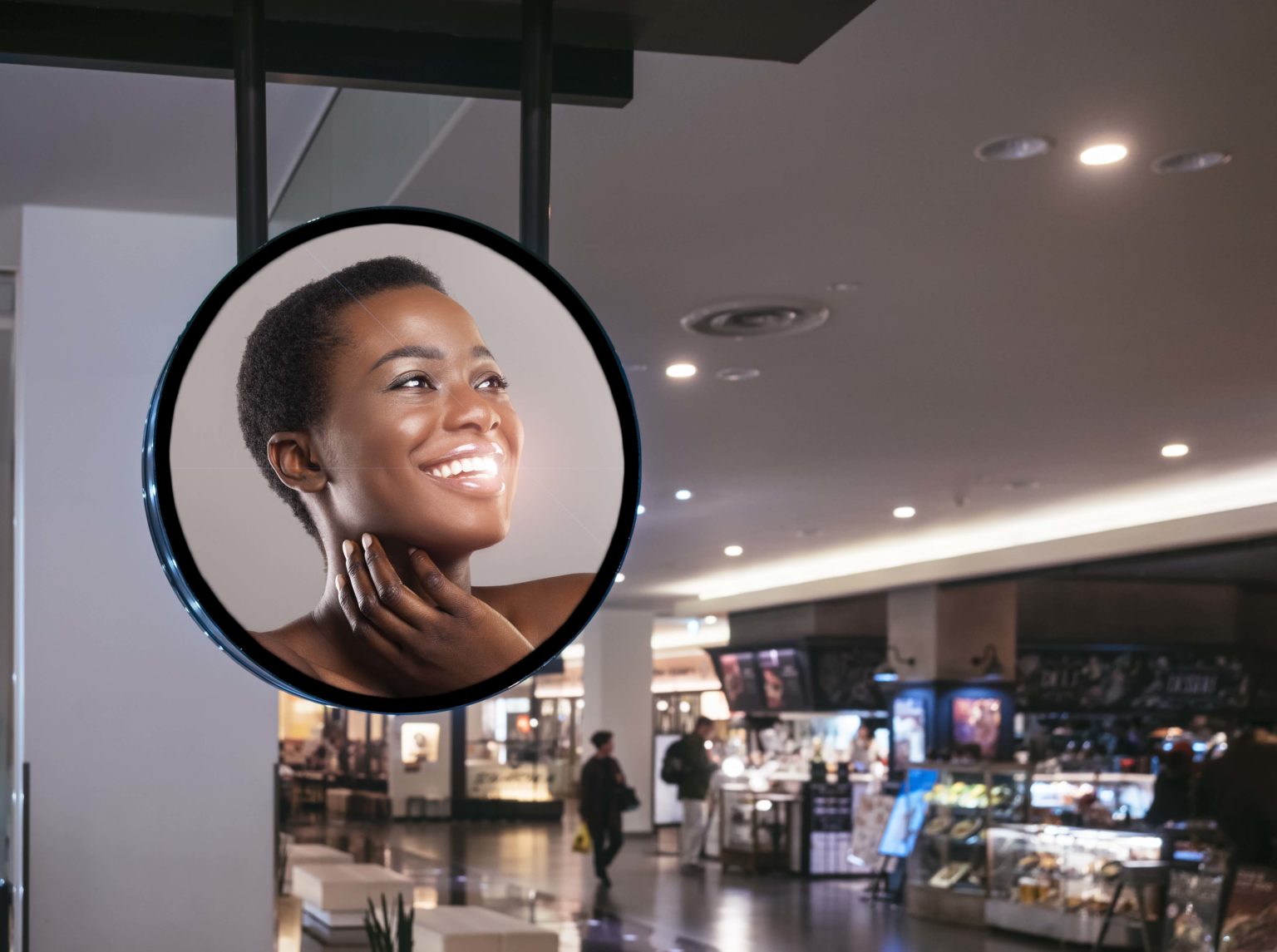 Circular LCD Display Range from Crystal Displays