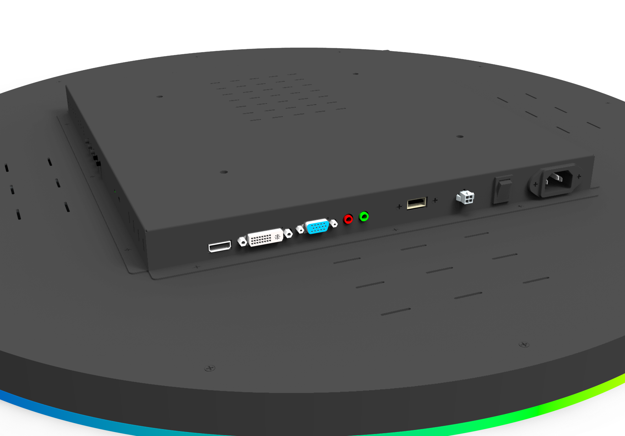 Circular LCD Display Range from Crystal Displays