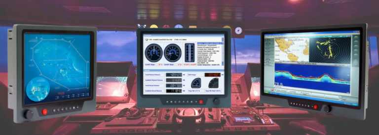 Marine IP65 waterproof monitors for military and marine products