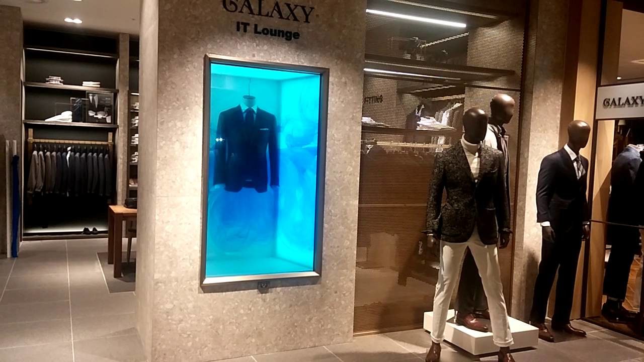 70 “ Transparent Display Showcase goes into The Galaxy